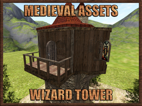 Second Life Marketplace - Medieval Assets - Wizard Tower