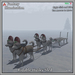 Second Life Marketplace - Fantasy Illumination - Ridable Husky Sled