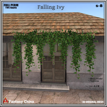 Second Life Marketplace - Full Perm Falling Ivy v-8