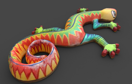 Second Life Marketplace - .::QUTWORLD Wood Lizard Toy::.FP