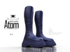 Second Life Marketplace - Atom :: Woman Boots :: Blue :: {kokoia}