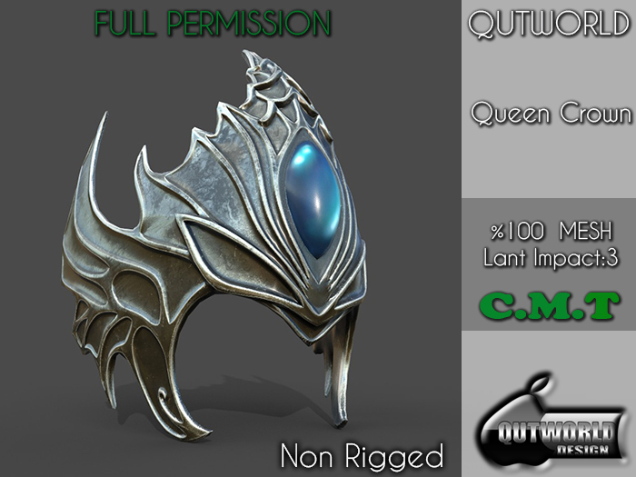 Second Life Marketplace - .::QUTWORLD Queen Crown::.FP