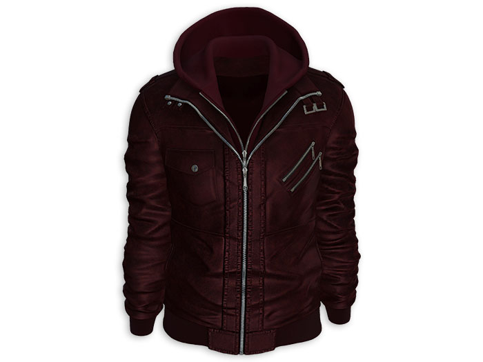 Second Life Marketplace - MINIMAL - Ezio Jacket Maroon