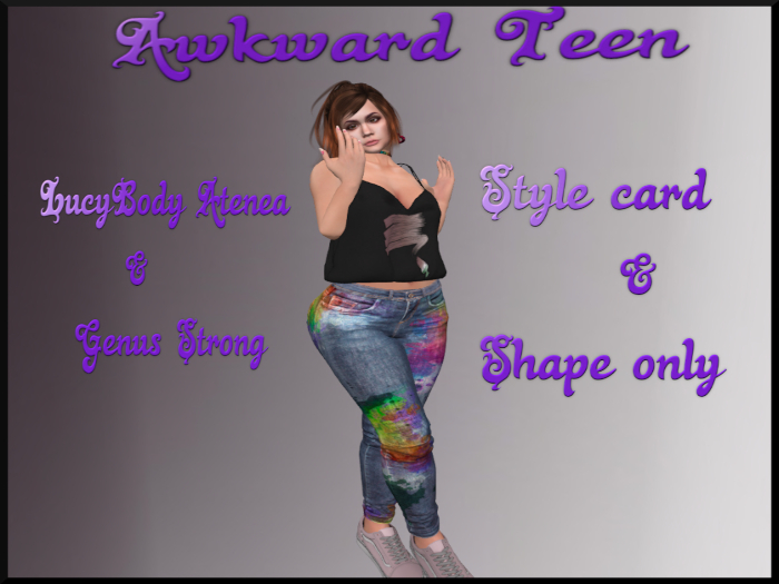 Second Life Marketplace - Fashinable awkward teen stylecard