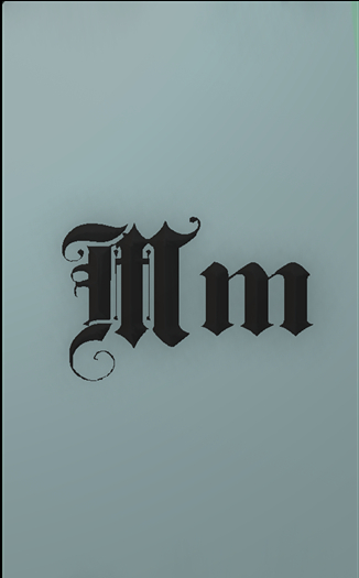 Second Life Marketplace - Enchanted - 3D Vintage Mesh Letter - Mm