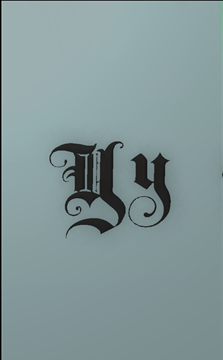 Second Life Marketplace - Enchanted - Vintage 3D Mesh Letter - Yy