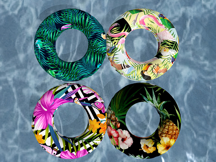 Second Life Marketplace - Swimming Pool Floater Tube 12 Tropical ...