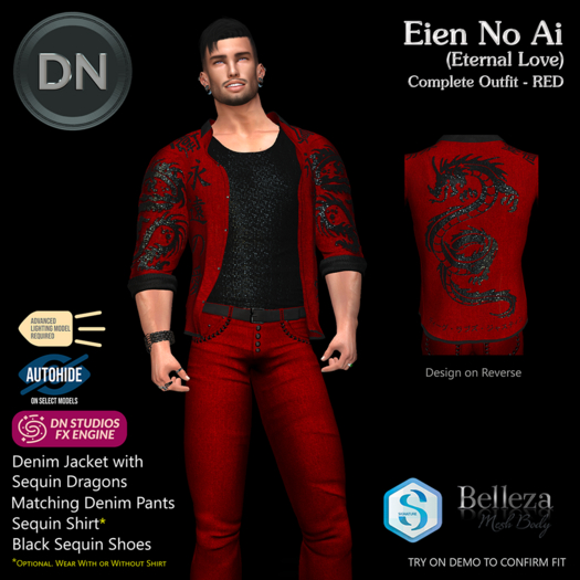 Second Life Marketplace - [DN] Eien No Ai (Eternal Love) RED Complete ...