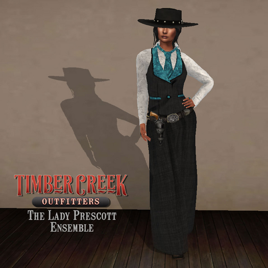 Second Life Marketplace - [Timber Creek] Lady Prescott Ensemble ...