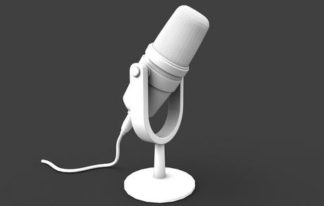 Second Life Marketplace - .::QUTWORLD Microphone for Desk::.FP