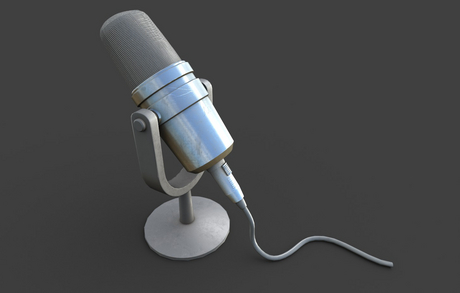 Second Life Marketplace - .::QUTWORLD Microphone for Desk::.FP
