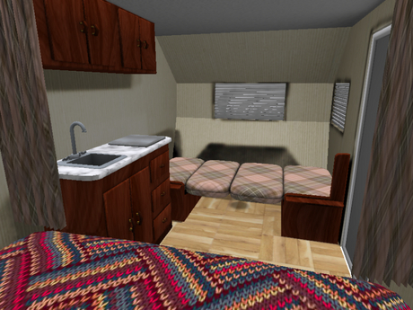 Second Life Marketplace - Day Tripper Vintage Camping Trailer/Caravan