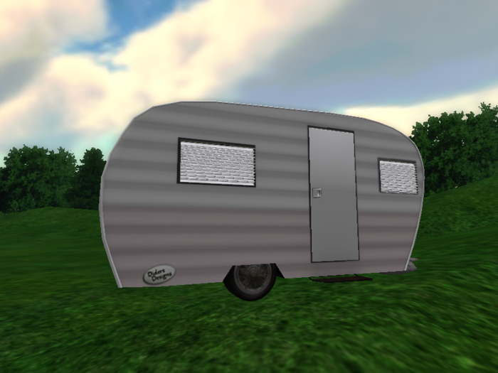 Second Life Marketplace - Day Tripper Vintage Camping Trailer/Caravan