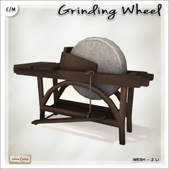 Second Life Marketplace - [V/W] Grinding Wheel - Part of the Medieval ...