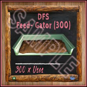 Second Life Marketplace - TEXTURE - DFS Feed - Gator (300) (Full Perm)