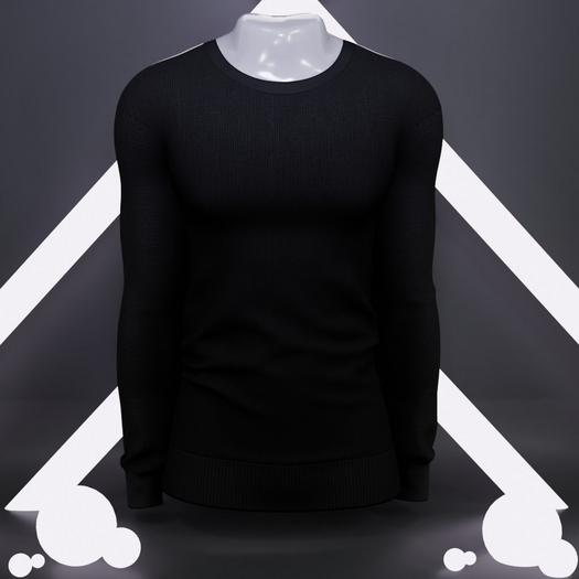 Second Life Marketplace - RUFF - Leonardo Shirt [Black]