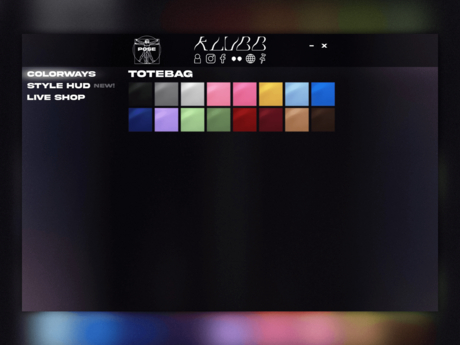 Second Life Marketplace - #Klubb "Brooklyn" Puff Totebag [DEMO]