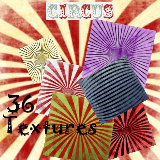 Second Life Marketplace - 36 Quality Circus Carnival Textures