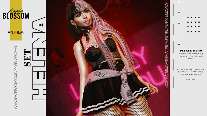 Second Life Marketplace Apple Blossom Helena Demo