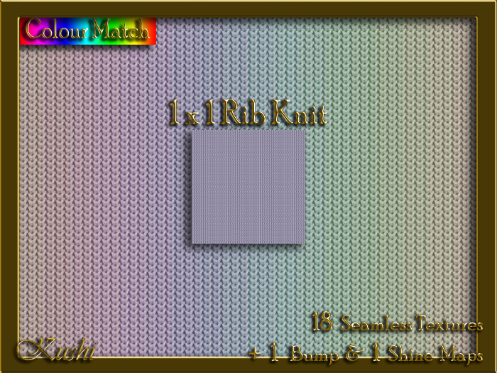 Second Life Marketplace - 1x1 Rib Knit Seamless Texture Pack