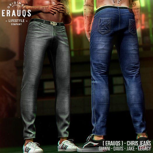 Second Life Marketplace - [ ERAUQS ] - Chris Jeans - Fatpack