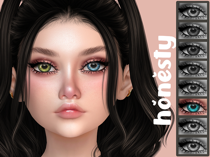 Second Life Marketplace - (( peachy )) - Honesty Eyes - Lagoon