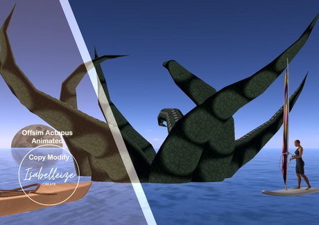 Second Life Marketplace - Off sim Octopus Animated 7 PRIM copy modify