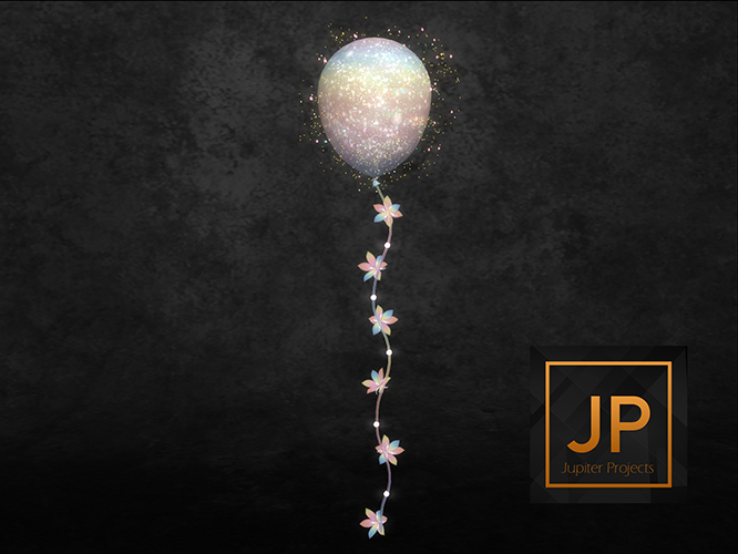 Second Life Marketplace - 8. Flower string balloon rainbow 3LI - MOoH!