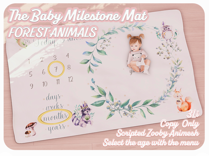 Second Life Marketplace - - The French Baby Closet - The Baby Milestone ...