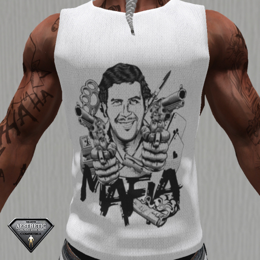 Second Life Marketplace - WL-Mafia tank Top-Aesthetic