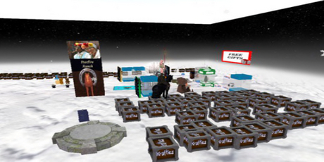 Second Life Marketplace - Alexa snow Land border with texture hud ...
