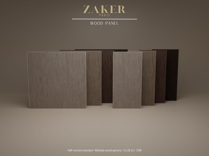 Second Life Marketplace - ZAKER : Wood Panel FATPACK