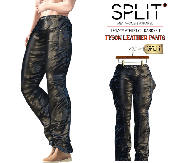Second Life Marketplace - SPLIT APPAREL - Tyson Leather Pants