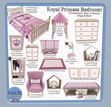 Second Life Marketplace - 6. NACH Royal Princess Bench