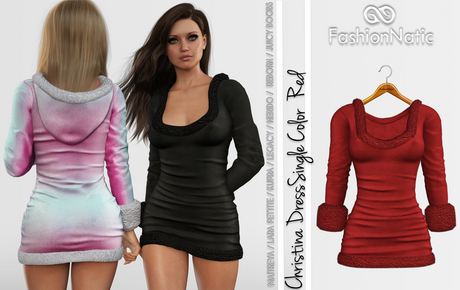 Second Life Marketplace - Dress Christina Dress - Maitreya Dress Petite ...