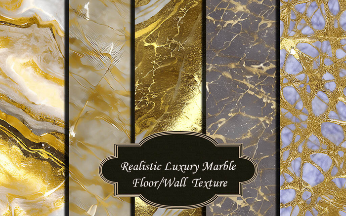 Second Life Marketplace - Realistic Luxury Marble Loft Wall/Floor ...