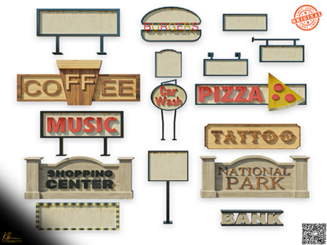 Second Life Marketplace - Kb- Signage no 4