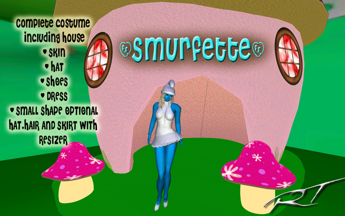 Second Life Marketplace - Smurfette complete costume