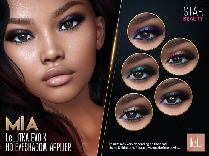 Second Life Marketplace - Star Beauty - Lelutka EVO X Eyeshadow Applier ...
