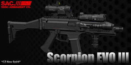 Second Life Marketplace - MESH[SAC] Scorpion EVO III SMG v1.13 Box