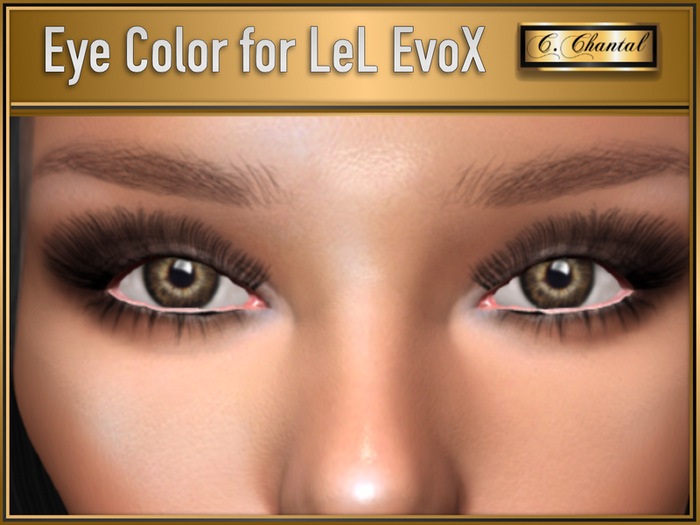 Second Life Marketplace - C.CHANTAL HD Eyes for LeLUTKA EvoX - BROWN #2 ...