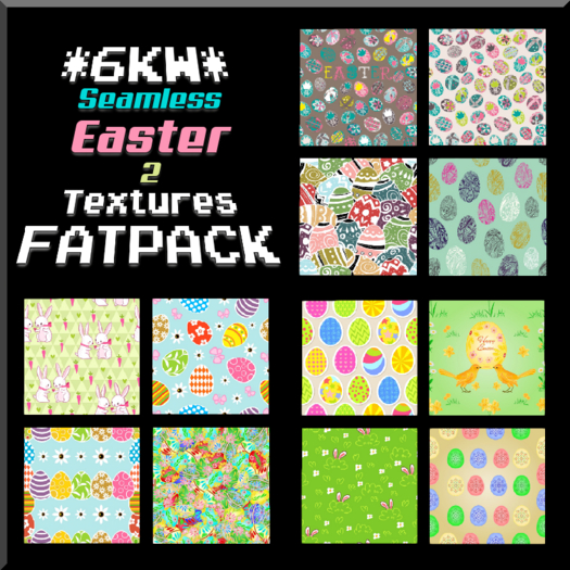 Second Life Marketplace - *6KW* FULL PERM Seamless Easter 2 Textures ...