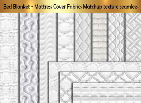 Second Life Marketplace - Bed Blanket - Mattress Cover Fabrics Matchup ...