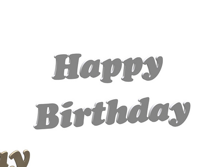 Second Life Marketplace - FULL PERM mesh text Happy Birthday(add me)