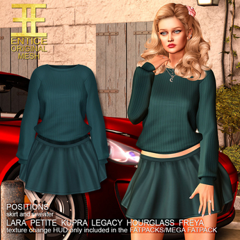 Second Life Marketplace - Entice - Positions Outfit - Spruce