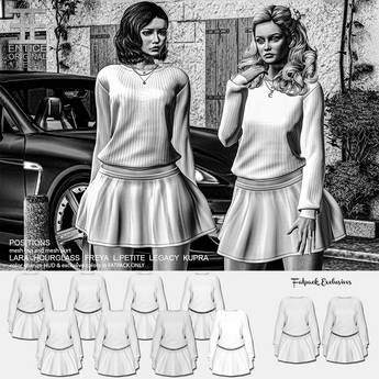 Second Life Marketplace - Entice - Positions Outfit - Lights DEMO
