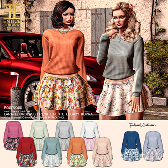 Second Life Marketplace - Entice - Positions Outfit MEGA FATPACK