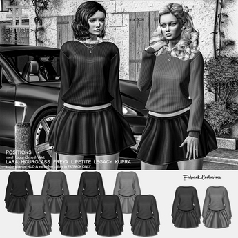 Second Life Marketplace - Entice - Positions Outfit MEGA DEMO