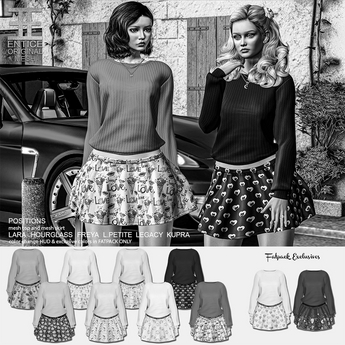 Second Life Marketplace - Entice - Positions Outfit MEGA DEMO
