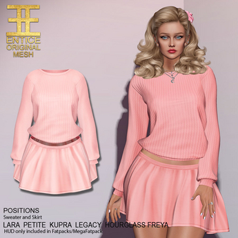 Second Life Marketplace - Entice - Positions Outfit - Lights - Salmon